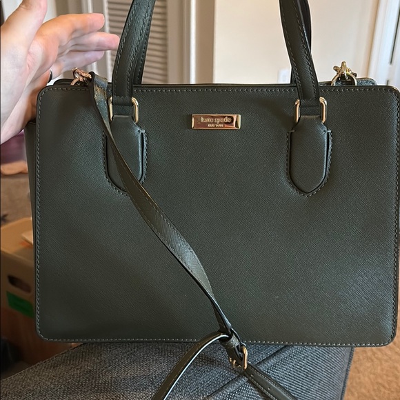 kate spade | Bags | Kate Spade Green Satchel With Classic Design | Poshmark